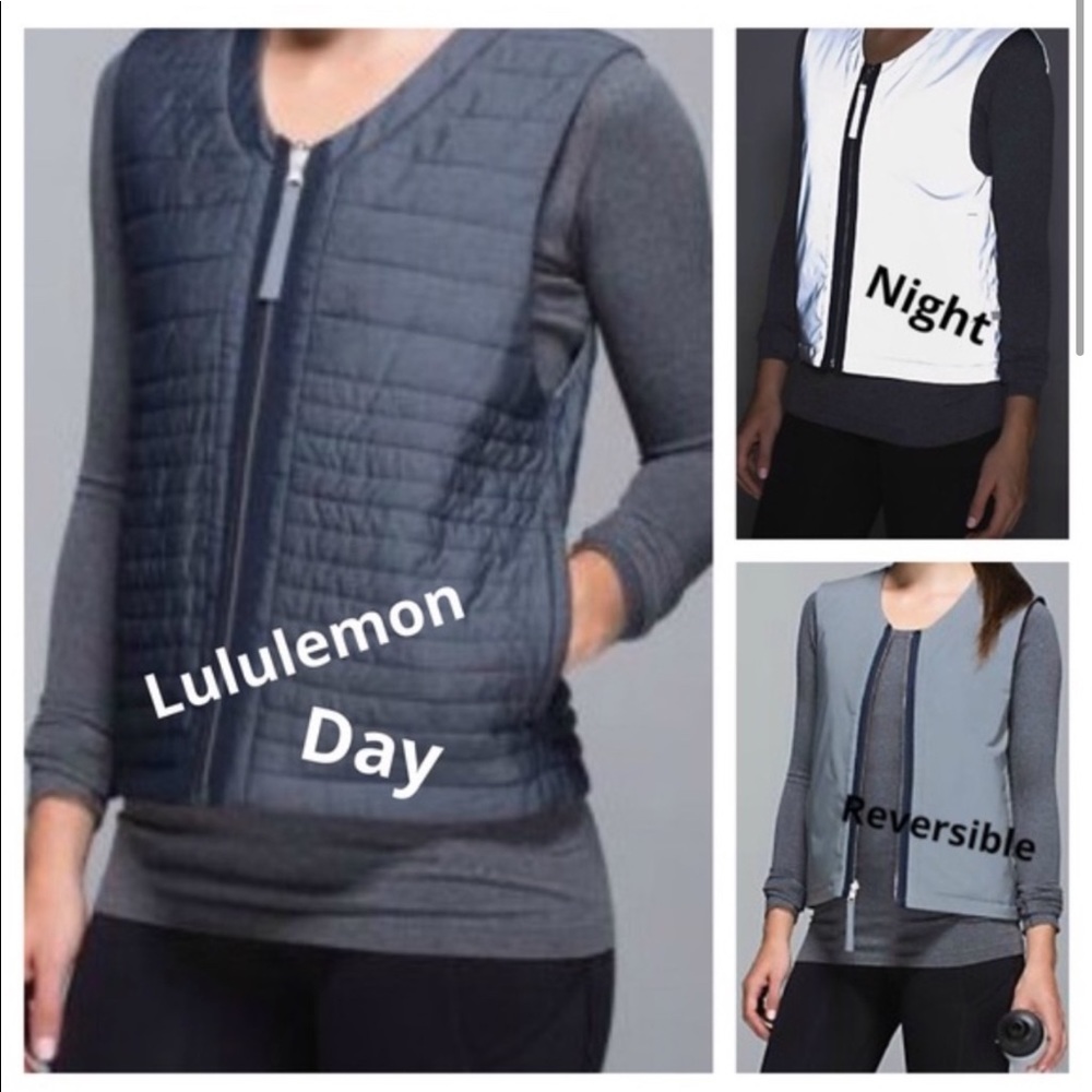 Lululemon Reflective Running Reversible Vest - Gem